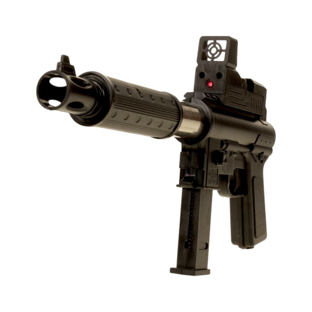 Игрушечный пневматический автомат для детей от 3 лет, черный, пластик, безопасный дизайн