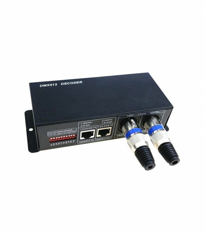 DMX 512 декодер 8А*3 канала (RGB)