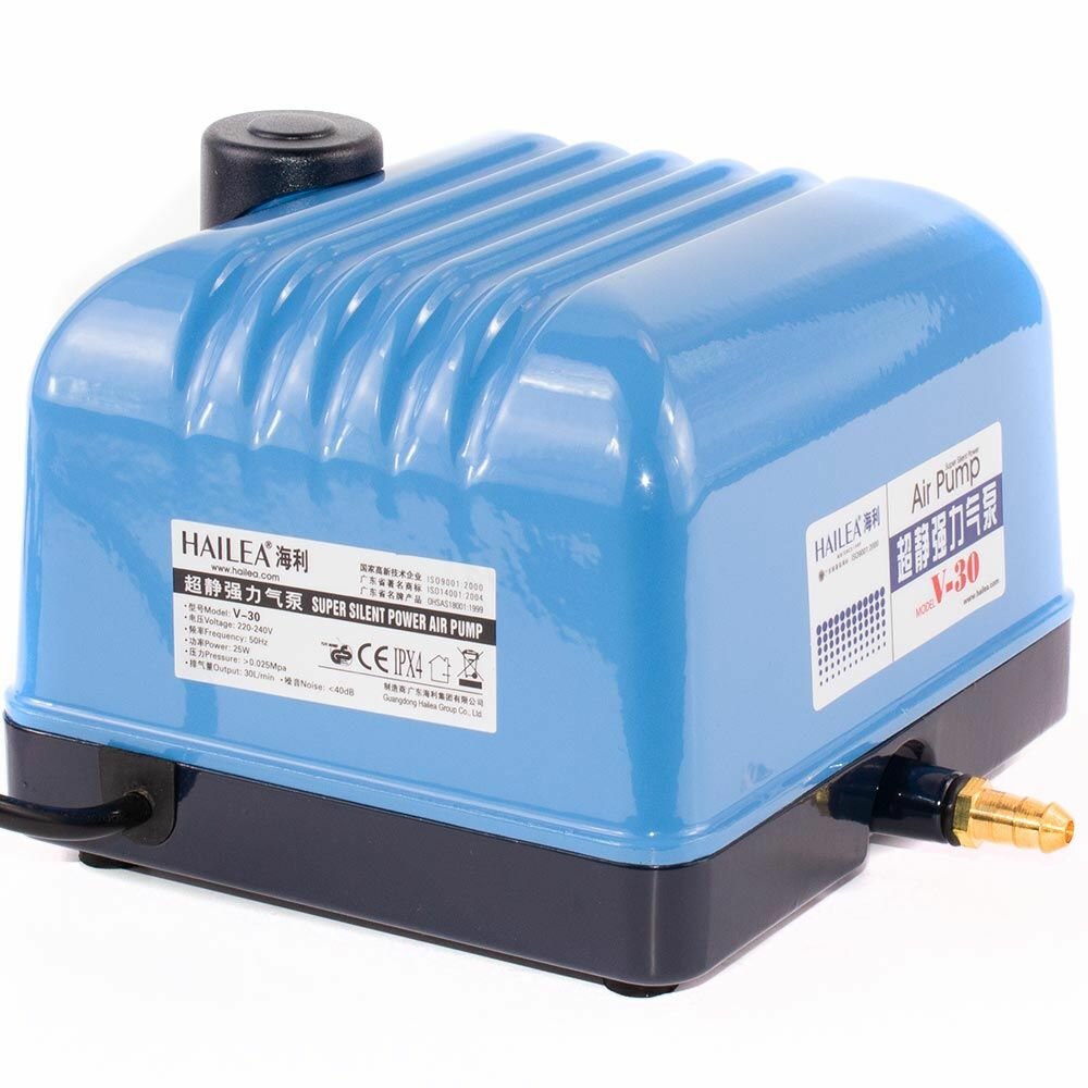 Компрессор для пруда и септика Hailea HL-V-30(30л/мин)