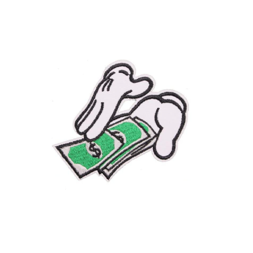 Термонашивка деньги нашивка