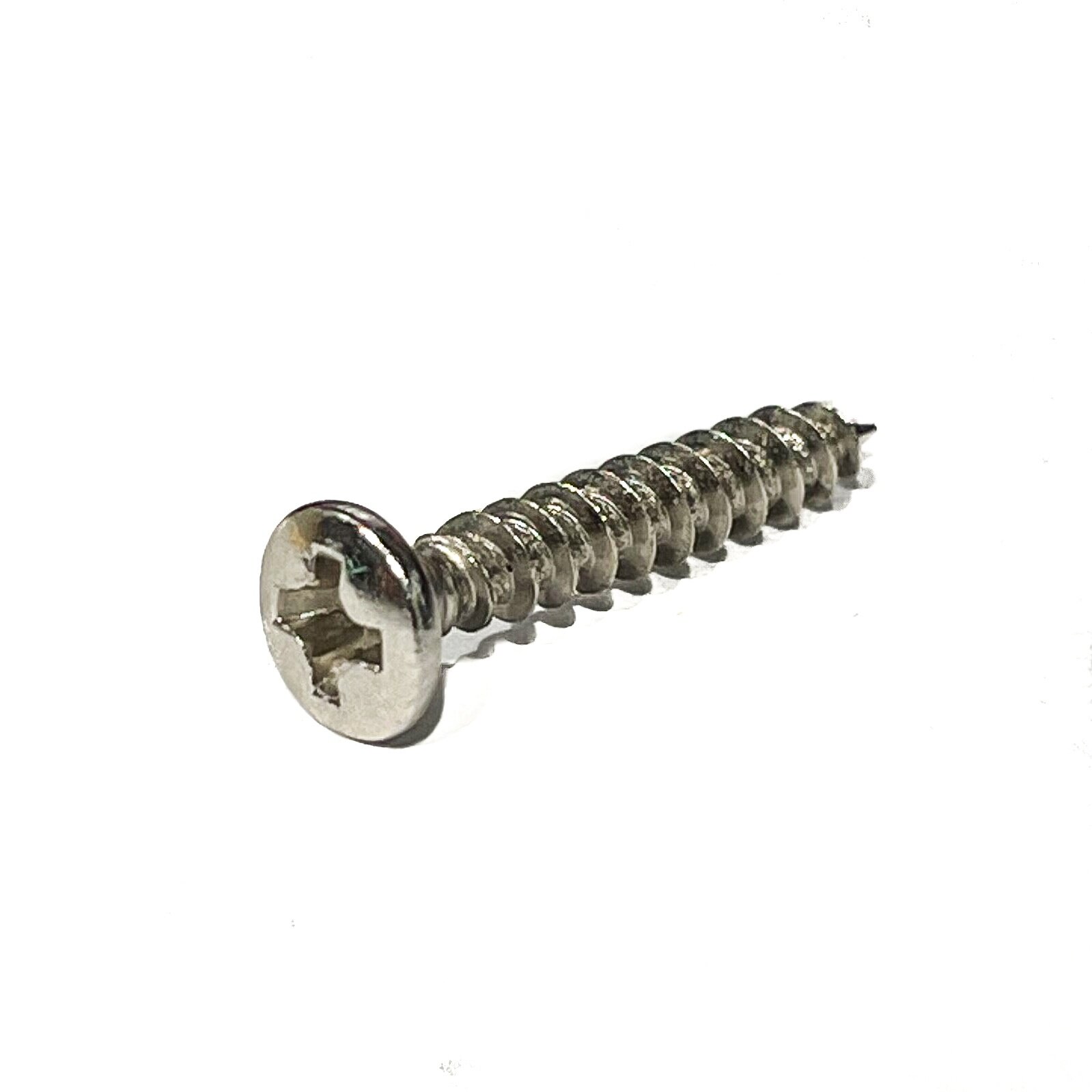 Саморез для крепления ремня 3 x 19 мм, хром