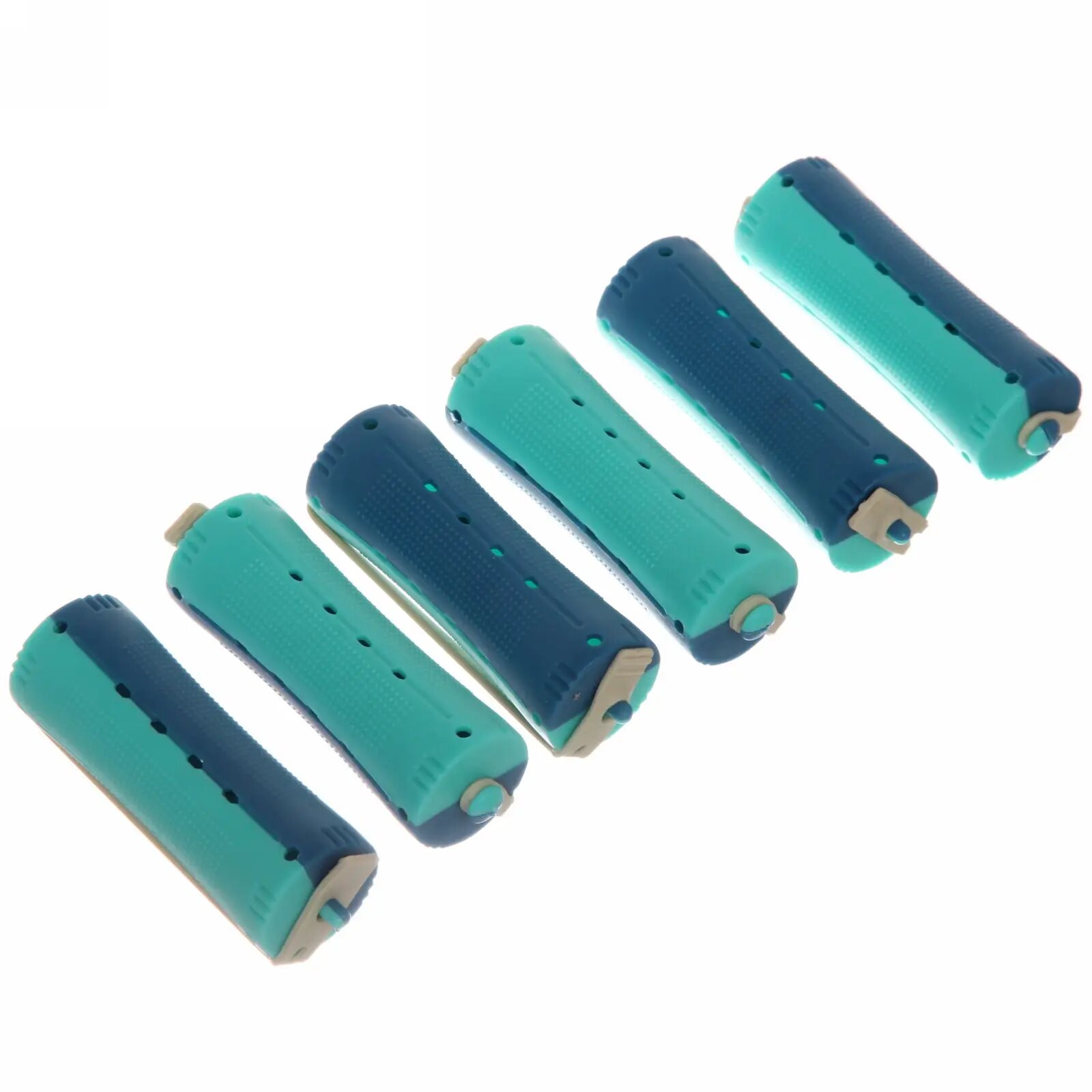 Бигуди пластиковые-коклюшки 6шт, d=28мм, для легкой укладки волос