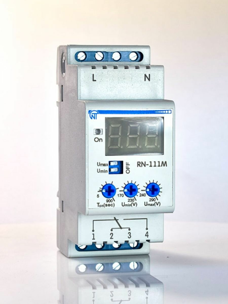 Однофазное реле напряжения РН-111М, Новатек-Электро
