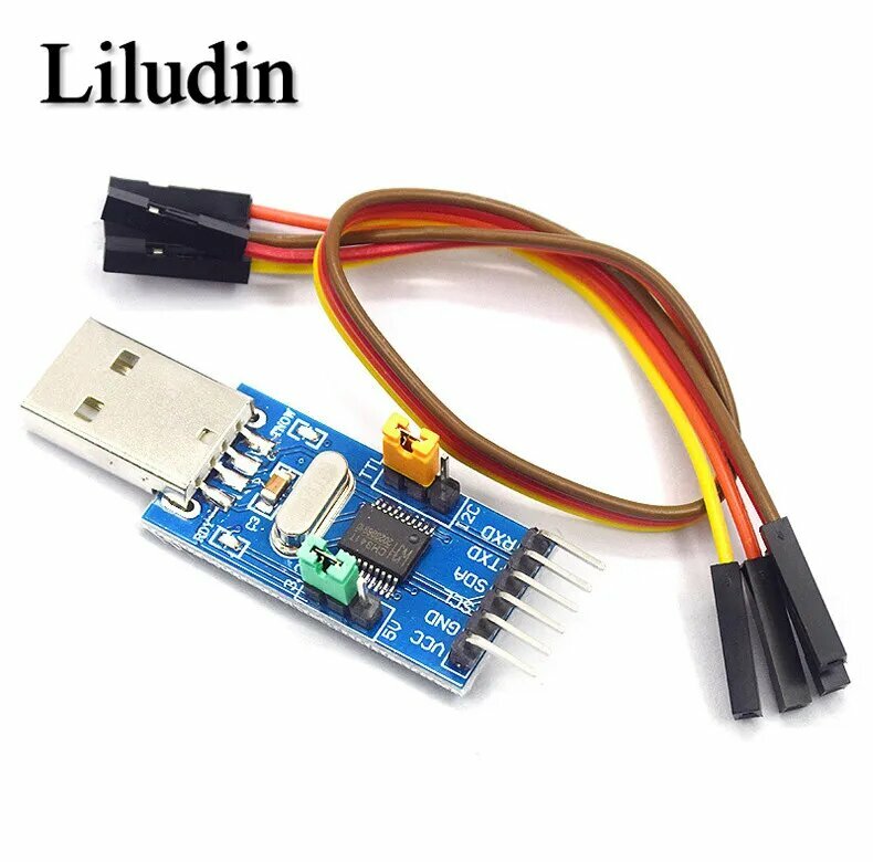 Liludin CH341T Модуль 2 в 1 USB-I2C IIC UART