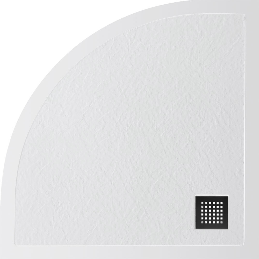 Душевой поддон Belbagno из акрила TRAY-MR-UNO-R-90-550-35-W-NO, форма Полукруглая, цвет Белый