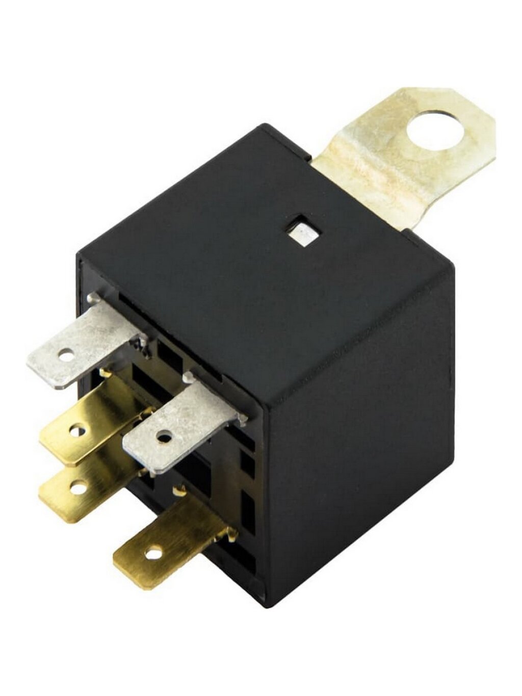 Реле стартера для а/м КАМАЗ (замыкающее 5-конт. с кронштейном) "ЭМИ"