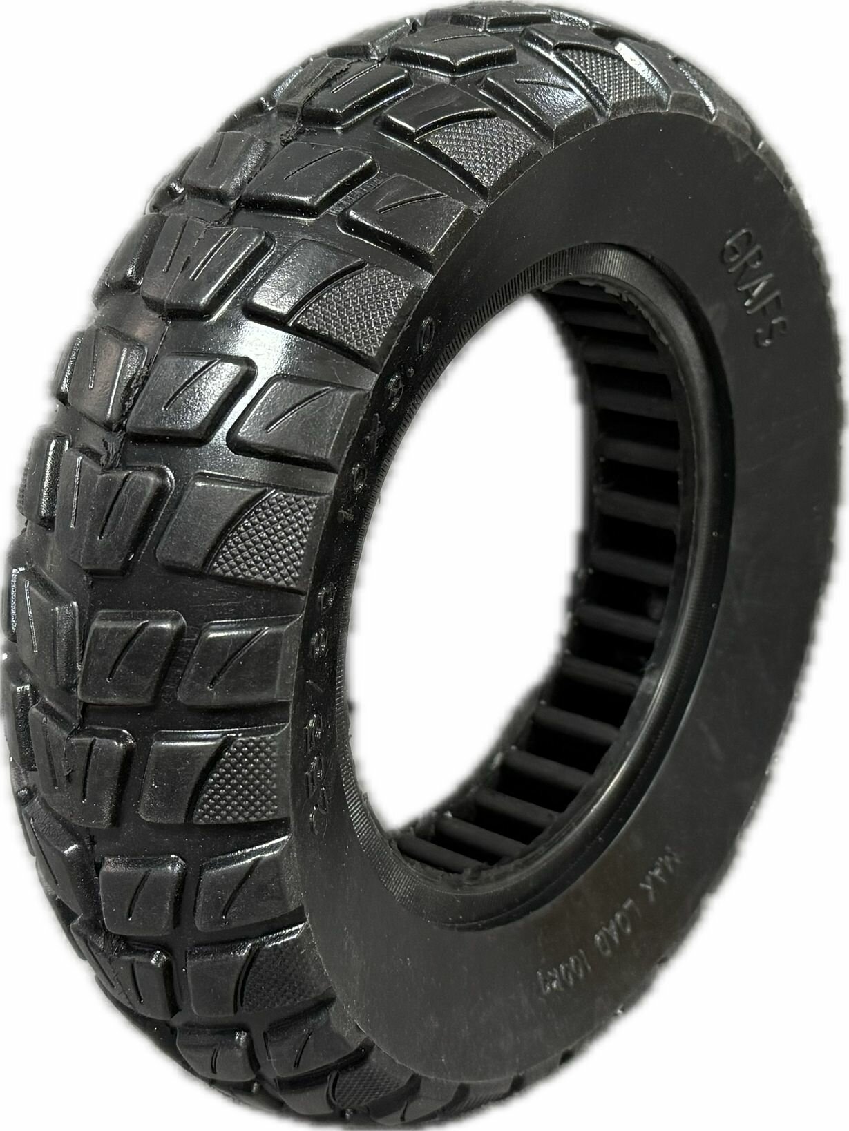 Литая внедорожная покрышка для электросамокта Kugoo M4 pro Max Speed 255x80 10x3.0