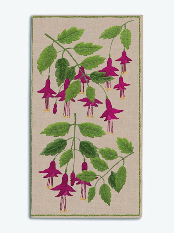 Набор для вышивания Le Bonheur des Dames #3011 Футляр для очков Spectacle case Fuchsia printed (Фуксия), Счетный крест, 9 х 16.5 см