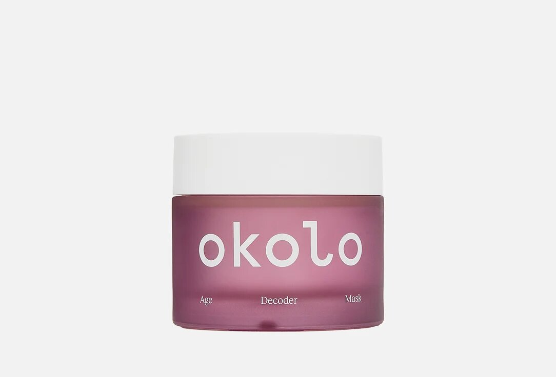 Антивозрастная гелевая маска для сияния кожи OKOLO Age Decoder Mask, 50 мл