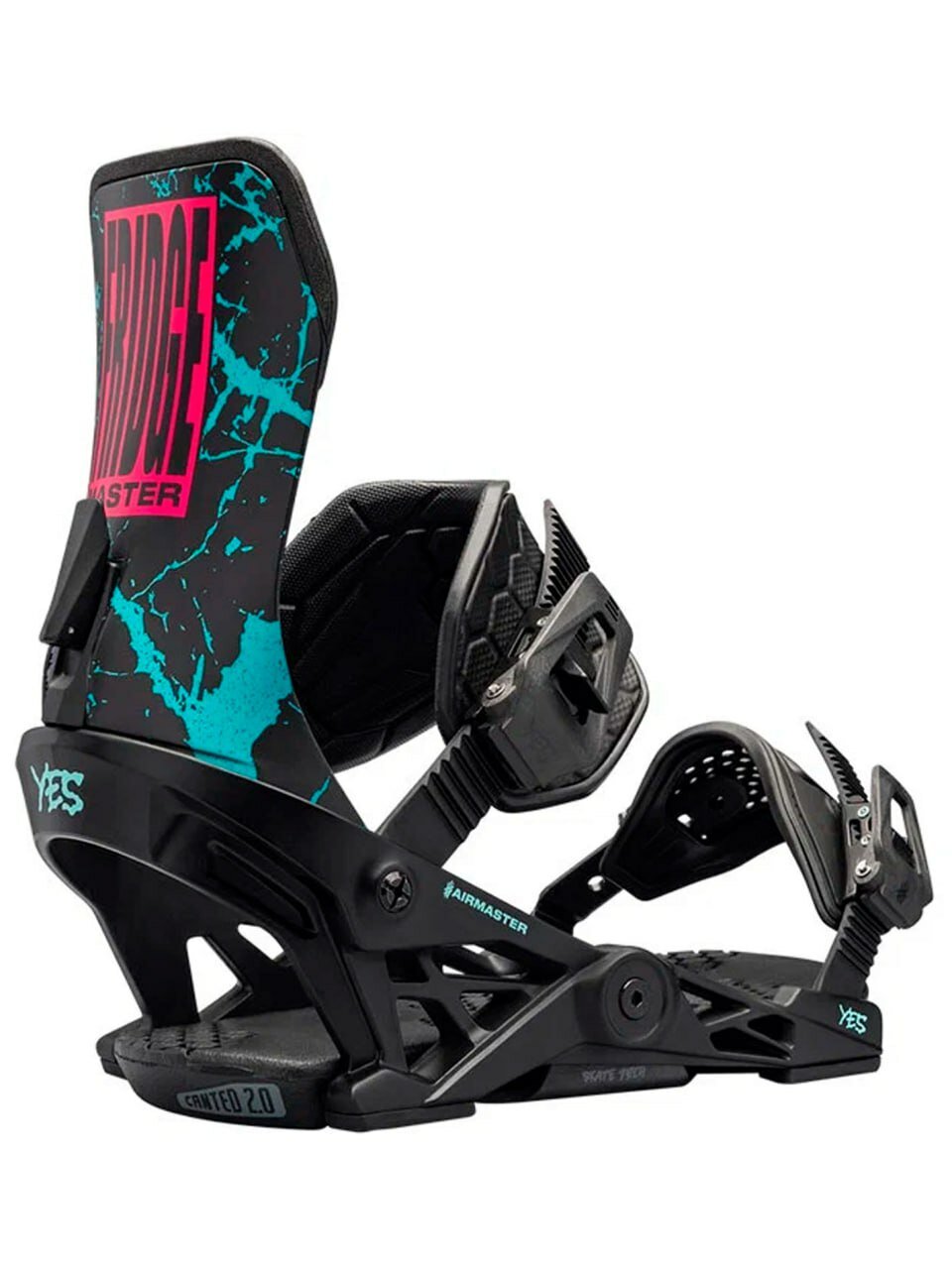 Крепления сноубордические YES AIRMASTER FRIDGE (24/25) Black, L