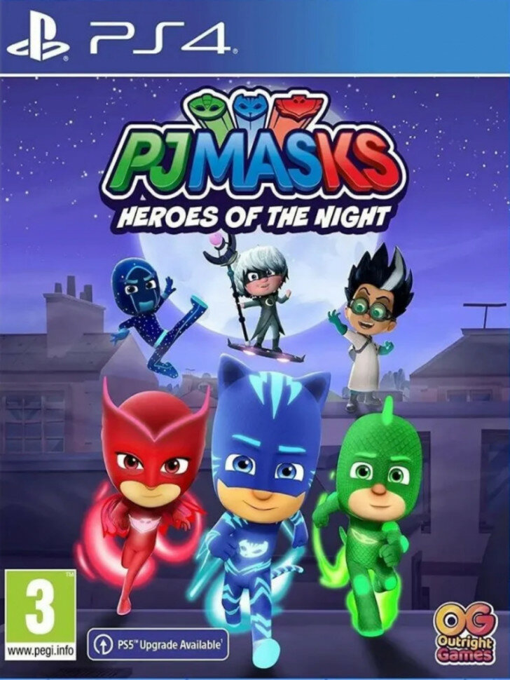 Игра PJ Masks Heroes of the Night для PS4 (CUSA 26629) (Русские субтитры)