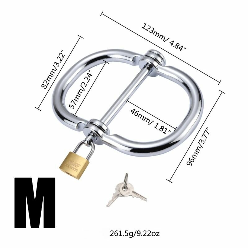 Металлические наручники с двумя ключами и аварийным механизмом, предназначенные для ролевых игр и БДСМ