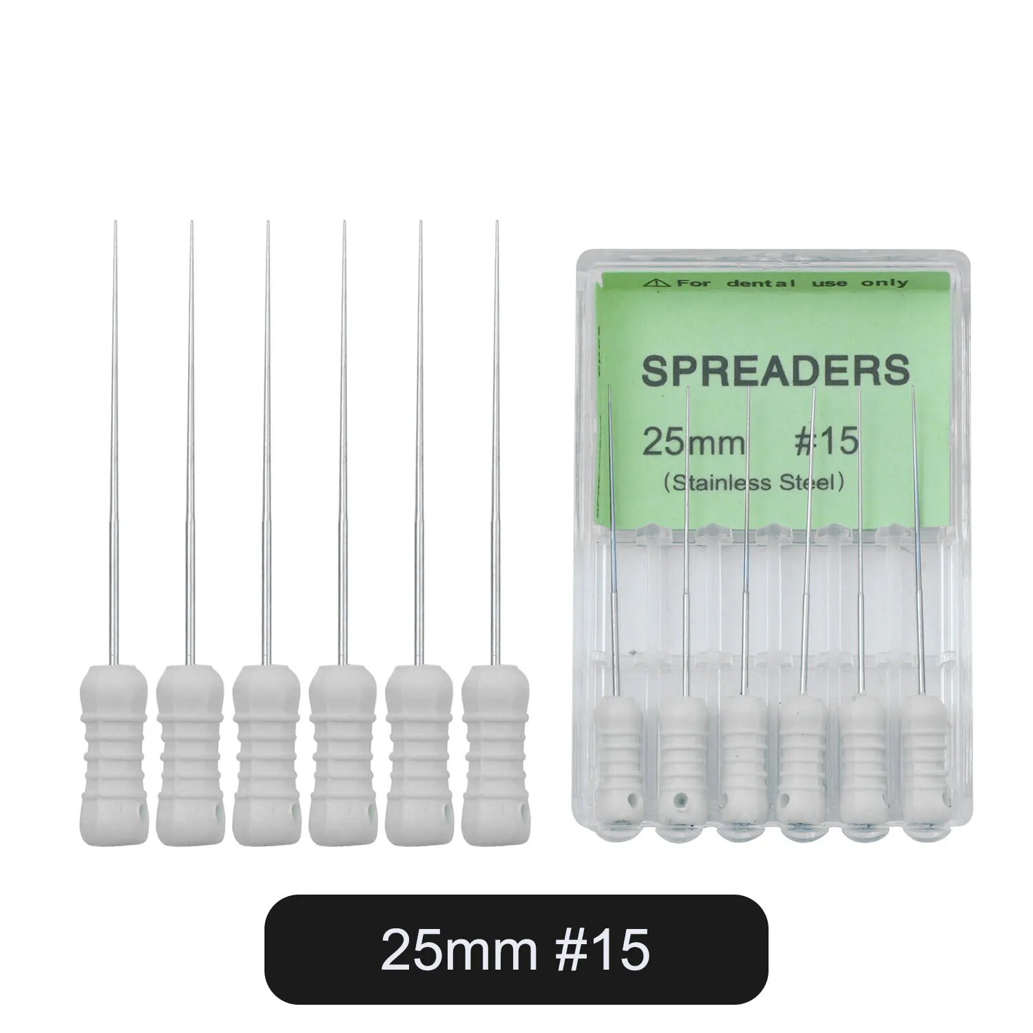 Стоматологические разбрасыватели пальцев Well CK из нержавеющей стали 21 мм/25 мм S 25mm 15