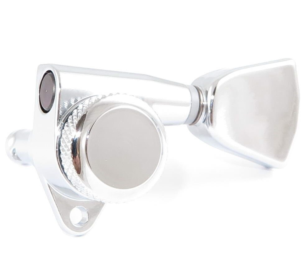 Колки 6 в линию HC Tuner LC321-D04 21:1, CHROME, хром, локовые