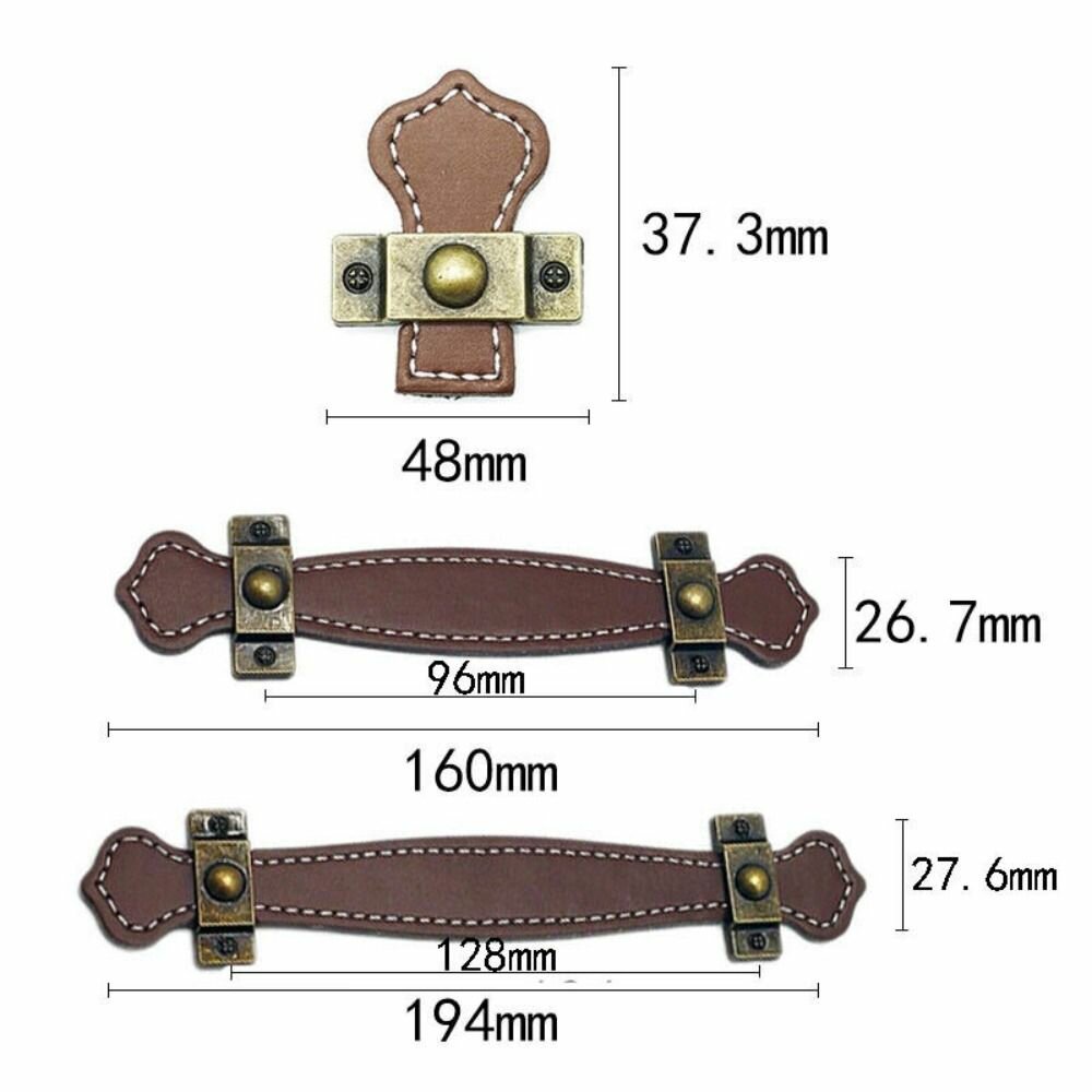 Кожаная ручка сплава цинка