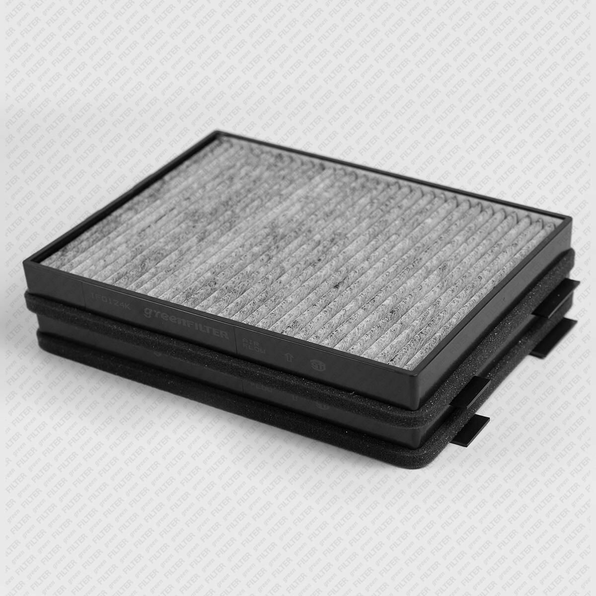 Фильтр салонный угольный 2 шт для БМВ 5 IF0124K GREEN FILTER