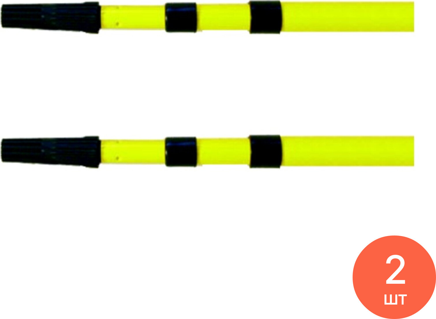 Удлинитель для валика 888 стержень телескопический стальной, 3000мм / строительство и ремонт (комплект из 2 шт)