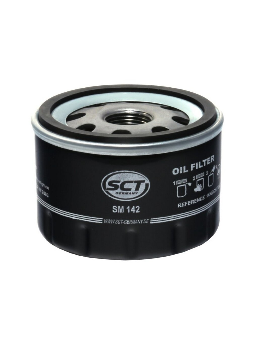 Фильтр масляный SCT Germany SM-142 на LADA Largus, Renault Logan
