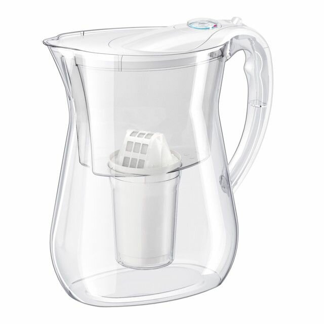 Фильтр-кувшин АКВАФОР Лион А5 3,8л белый, пластик, 523558, Россия