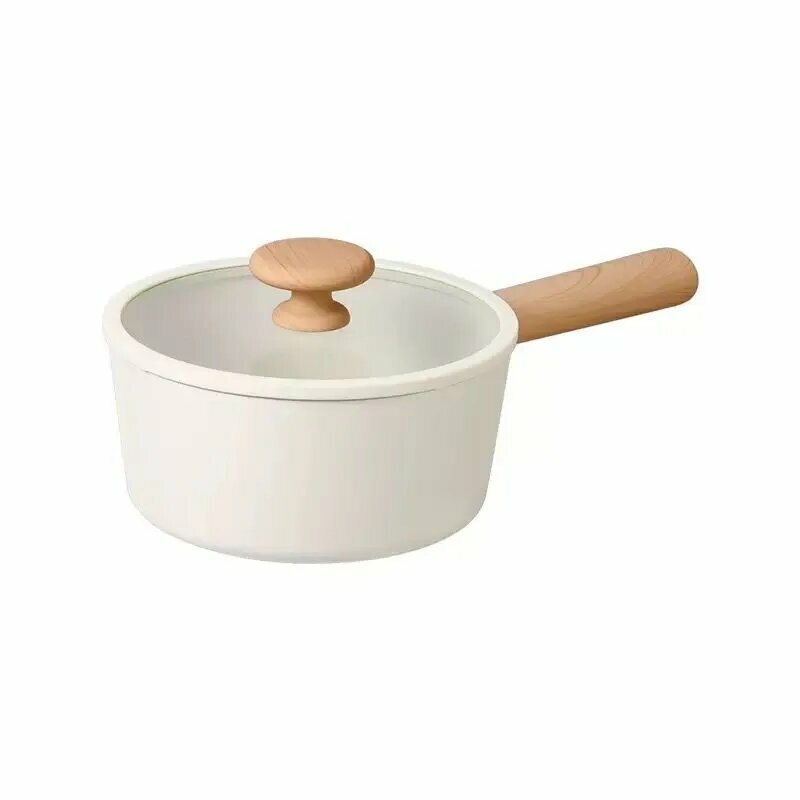 Сотейник "Ivory", алюминий, антипригарное керамическое покрытие, 2л, 20см, белый