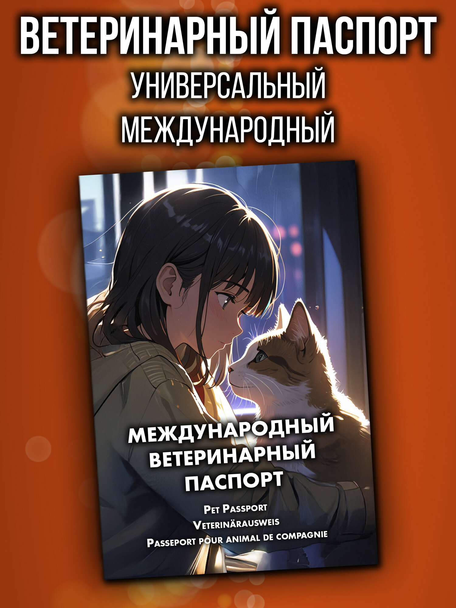 Ветеринарный паспорт для кошек и собак, международный