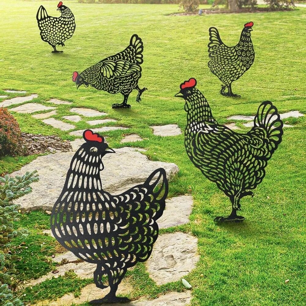 Садовые фигуры для дачи комплект 5 шт