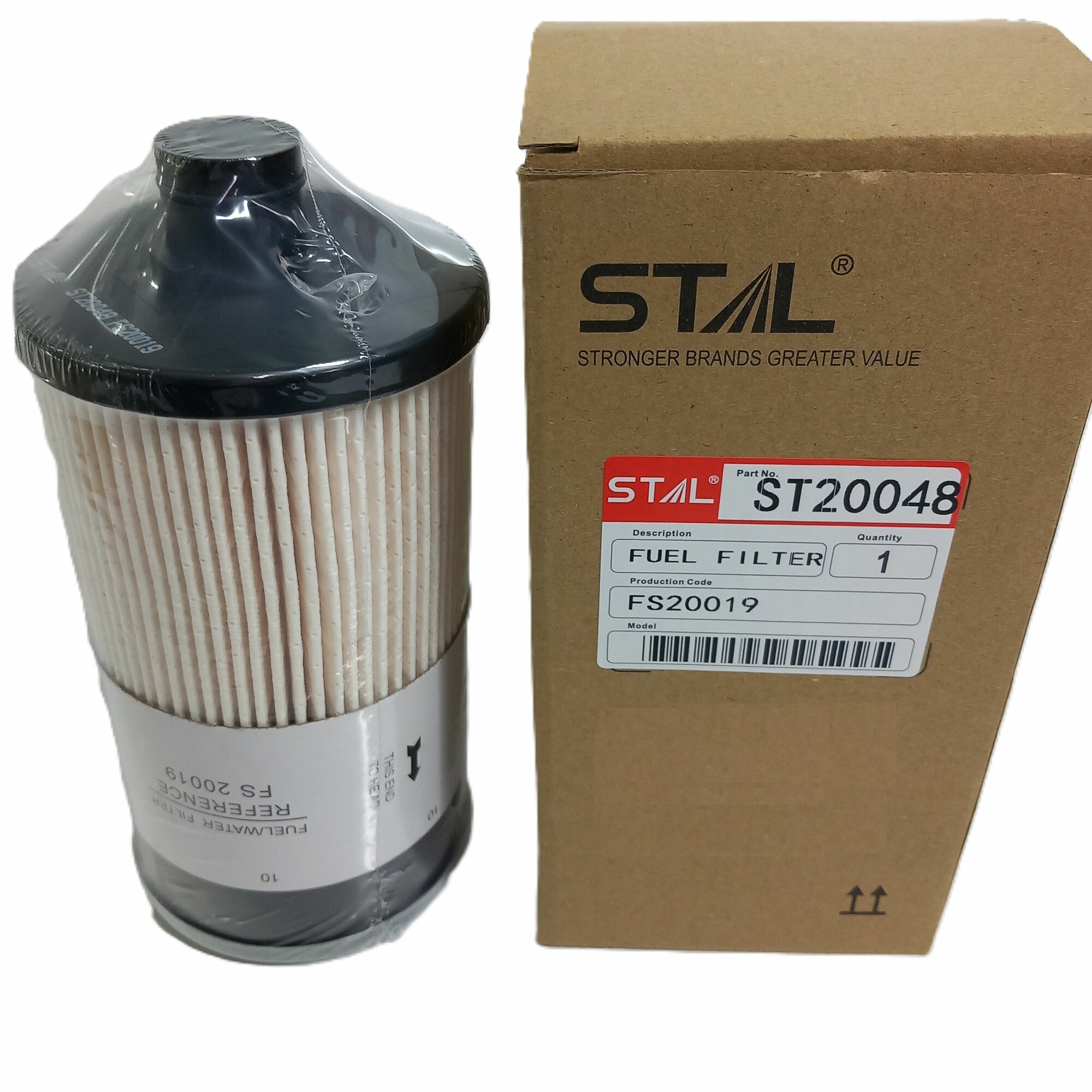 Фильтр топливный STAL ST20048 (FS20018; FS20019; FS20020; ZFX1132) КАМАЗ (Компас), HOWO T5, Sitrak C7H