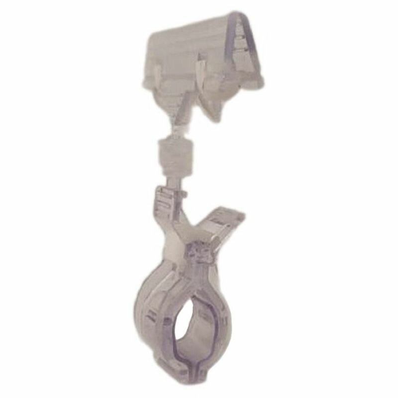 Ценникодержатель подвесной для информации на прищепке с широким зажимом, 10 шт./уп.