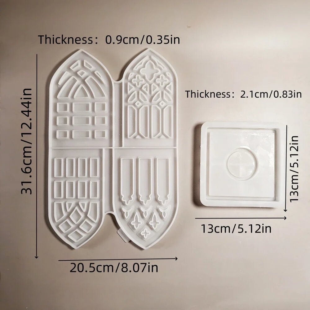Силиконовые формы для заливки, готический стиль