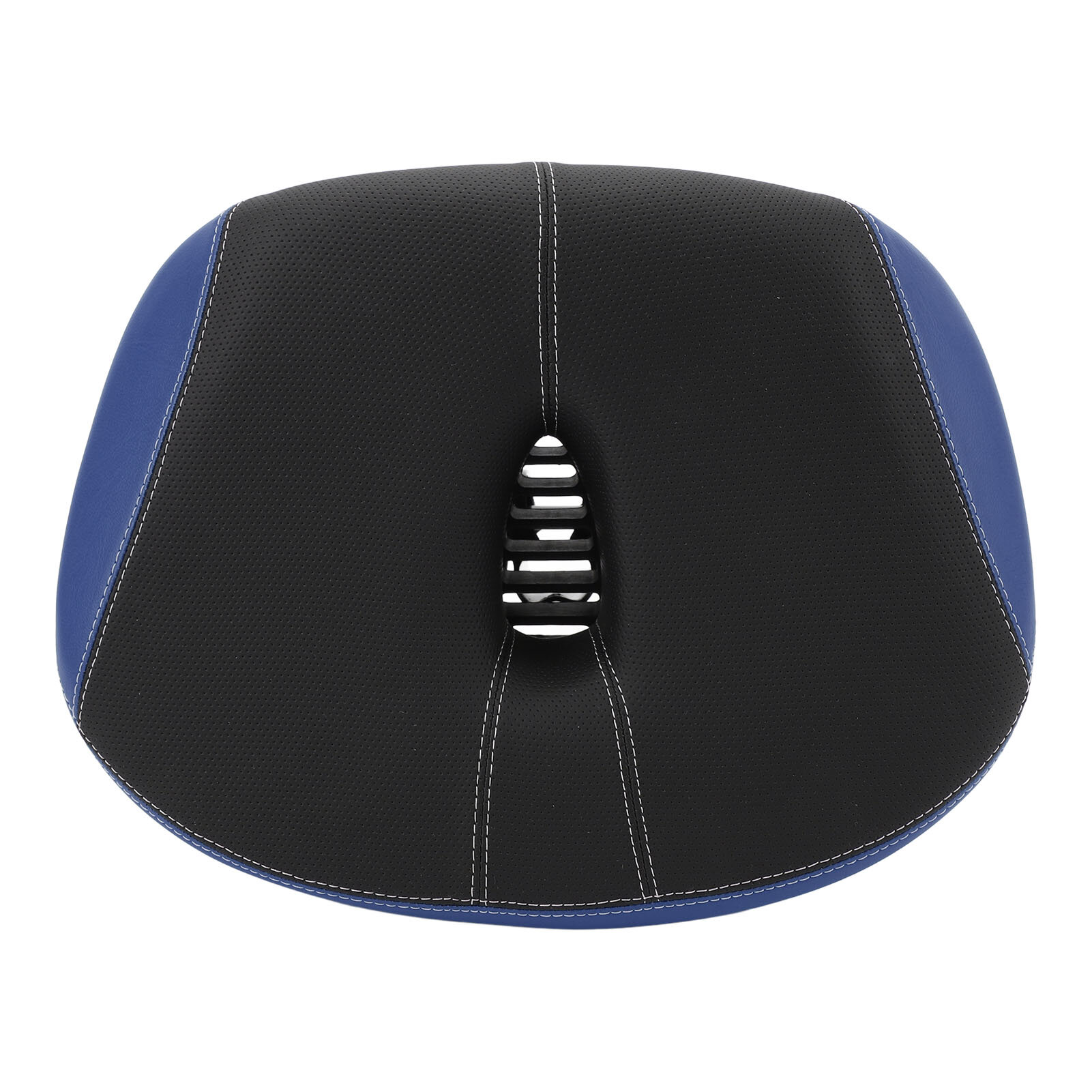 Велосипедное Сиденье Без Носа Широкое Велосипедное Седло Замена Утолщенной Полой Дышащей Амортизирующей Подушки Сиденья Городского Горного Велосипеда для Мужчин Женщин Синего Цвета