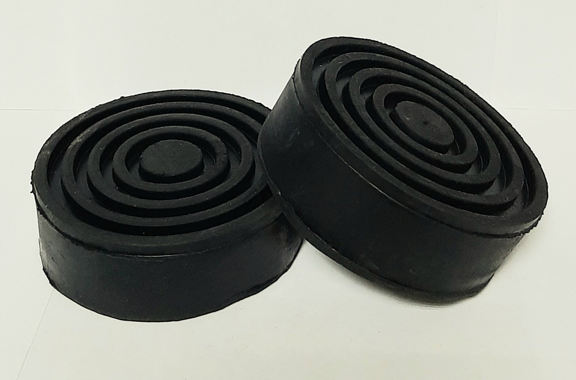 Опора резиновая для подкатного домкрата 105мм-35мм, 2 штуки в комплекте, 58012