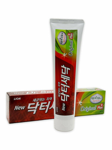 LION Зубная паста с экстрактом масла чайного дерева Dr. Sedoc Original Plus Toothpaste, 140 г ...