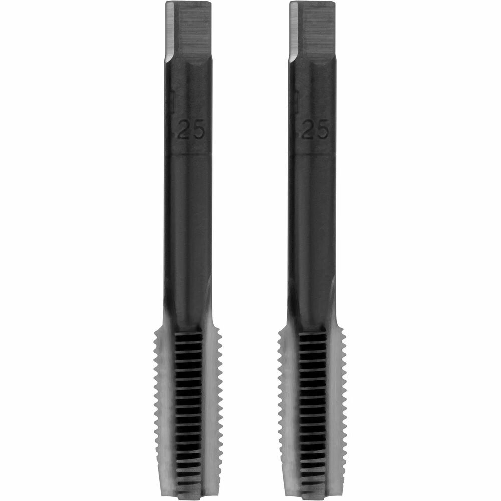 Метчик ручной СИБРТЕХ М10x1,25 мм, комплект из 2 шт.// 76627 для нарезания внутренней