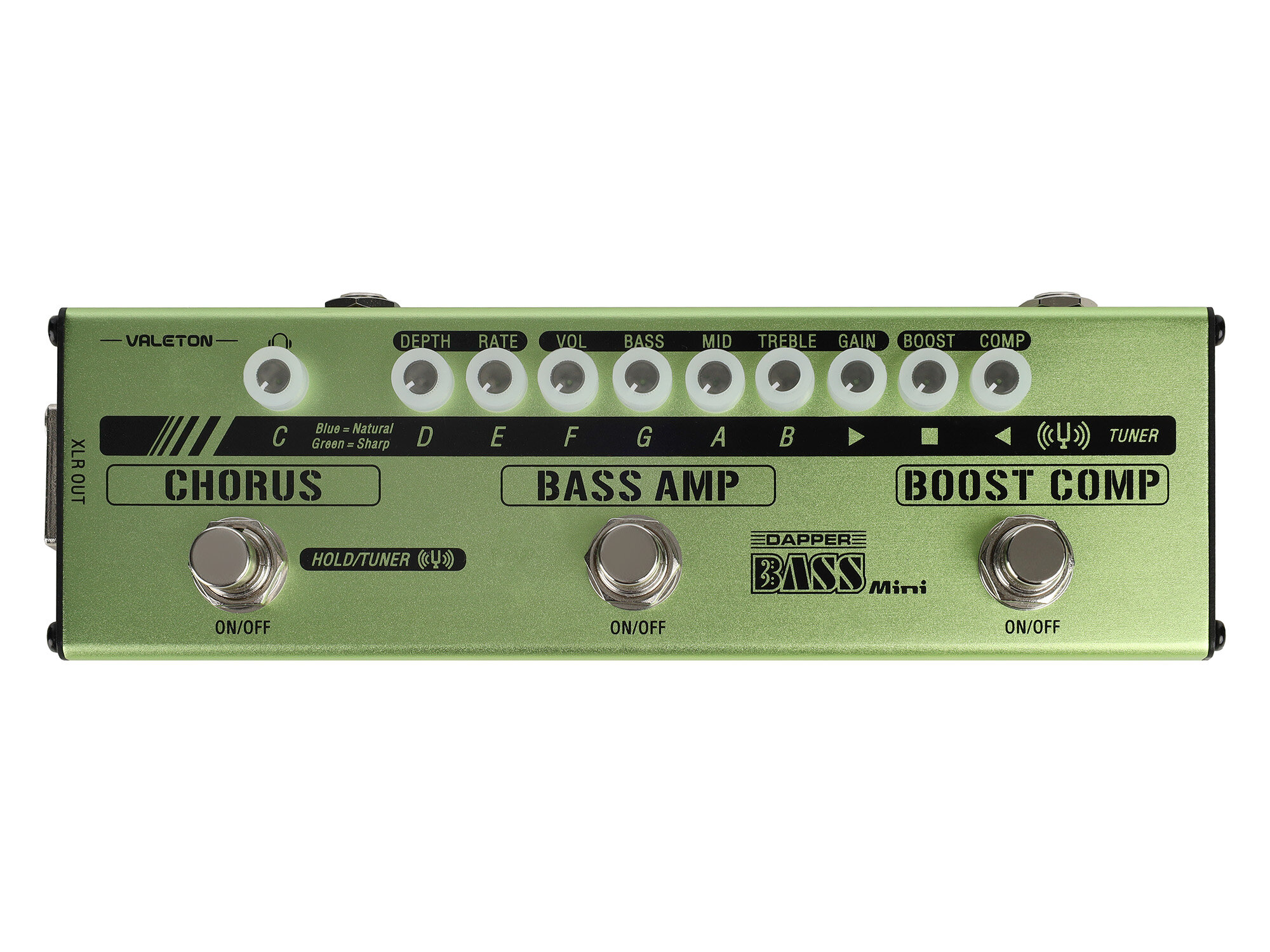 Dapper Bass Mini Valeton MES-2 - Напольная компактная басгитарная педаль