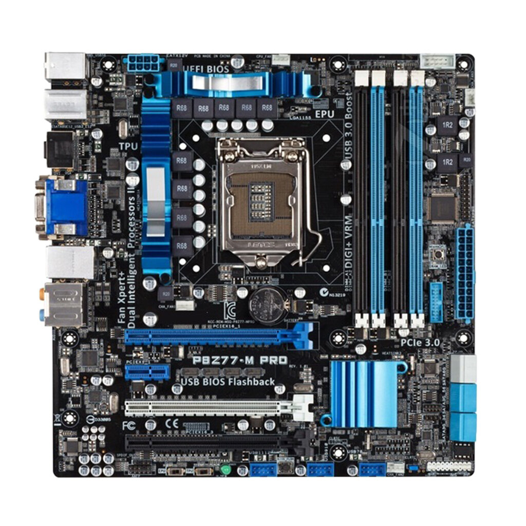 Материнская плата P8Z77-M PRO LGA 1155 Core i7 i5 i3 Celeron Pentium Материнская плата DDR3 32G настольная P8Z77 для M Оригинальная PCIE3.0