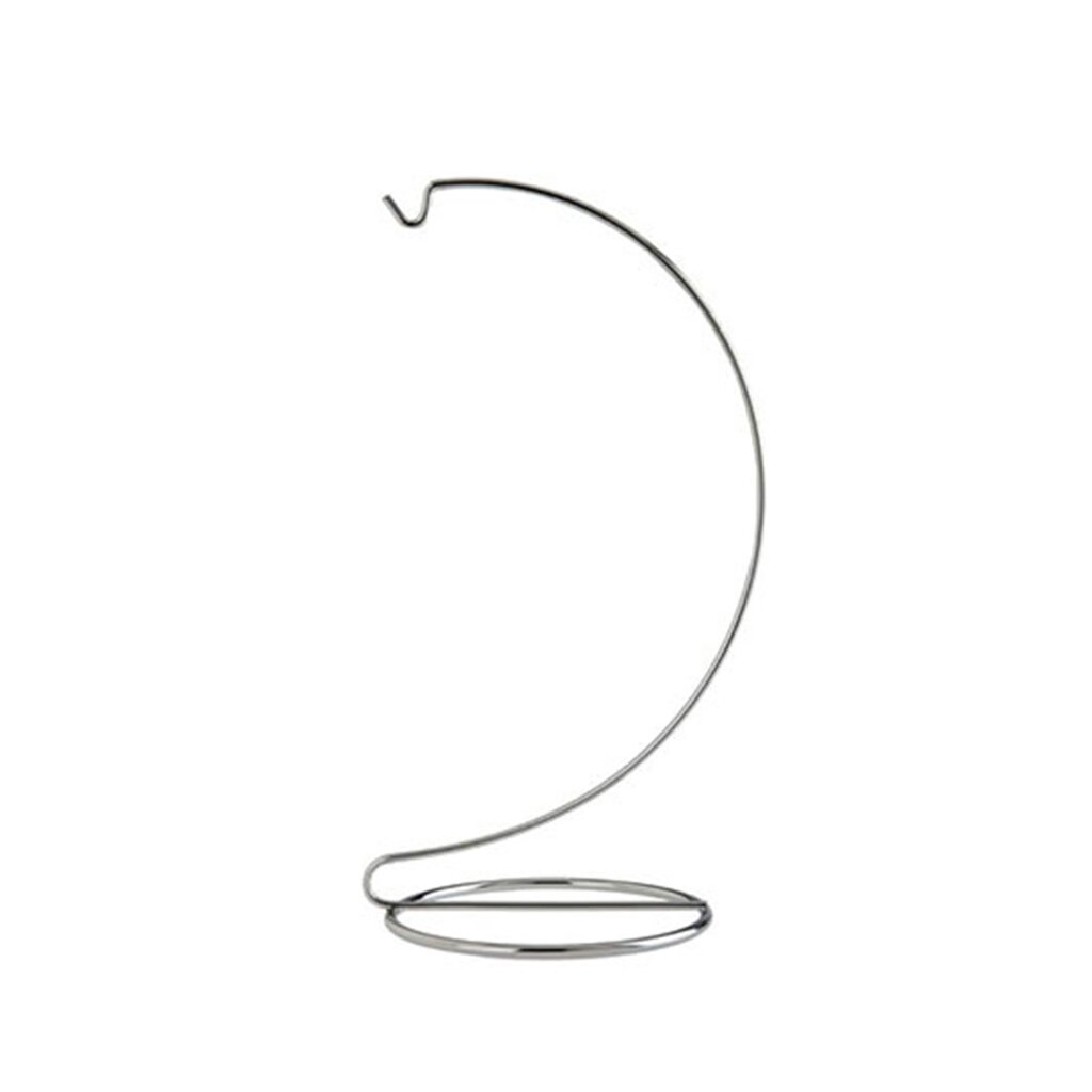 Подвесной крючок из стеклянного шара-серебристый