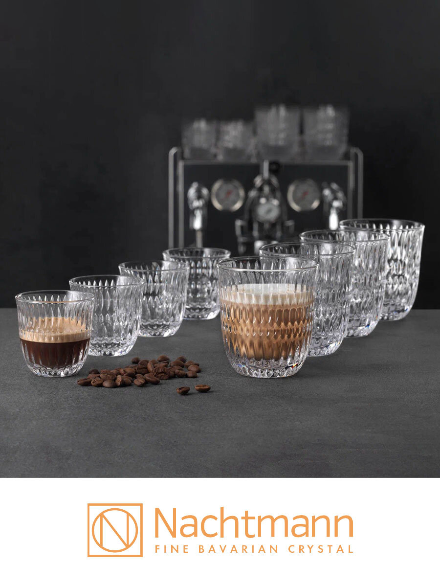 Набор стаканов для горячих напитков Nachtmann Ethno, 8 шт, бессвинцовый хрусталь