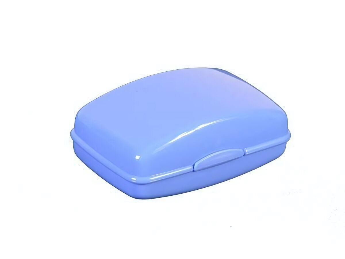 Мыльница дорожная 'походный' 10,5*7,1*4,0см, пластик, цвет в ассортименте