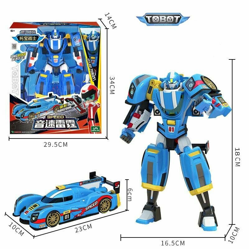 Робот Трансформер Tobot , мини Тобот спиди Детективы Галактики , Young Toys, 301096