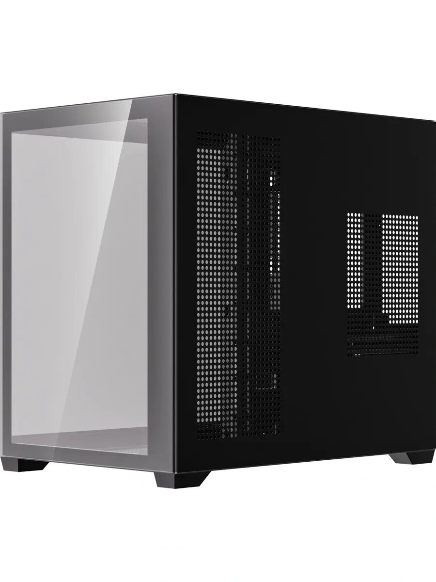 Корпус ACC-ZA06B черный без БП ATX 1xUSB2.0 1xUSB3.0 audio