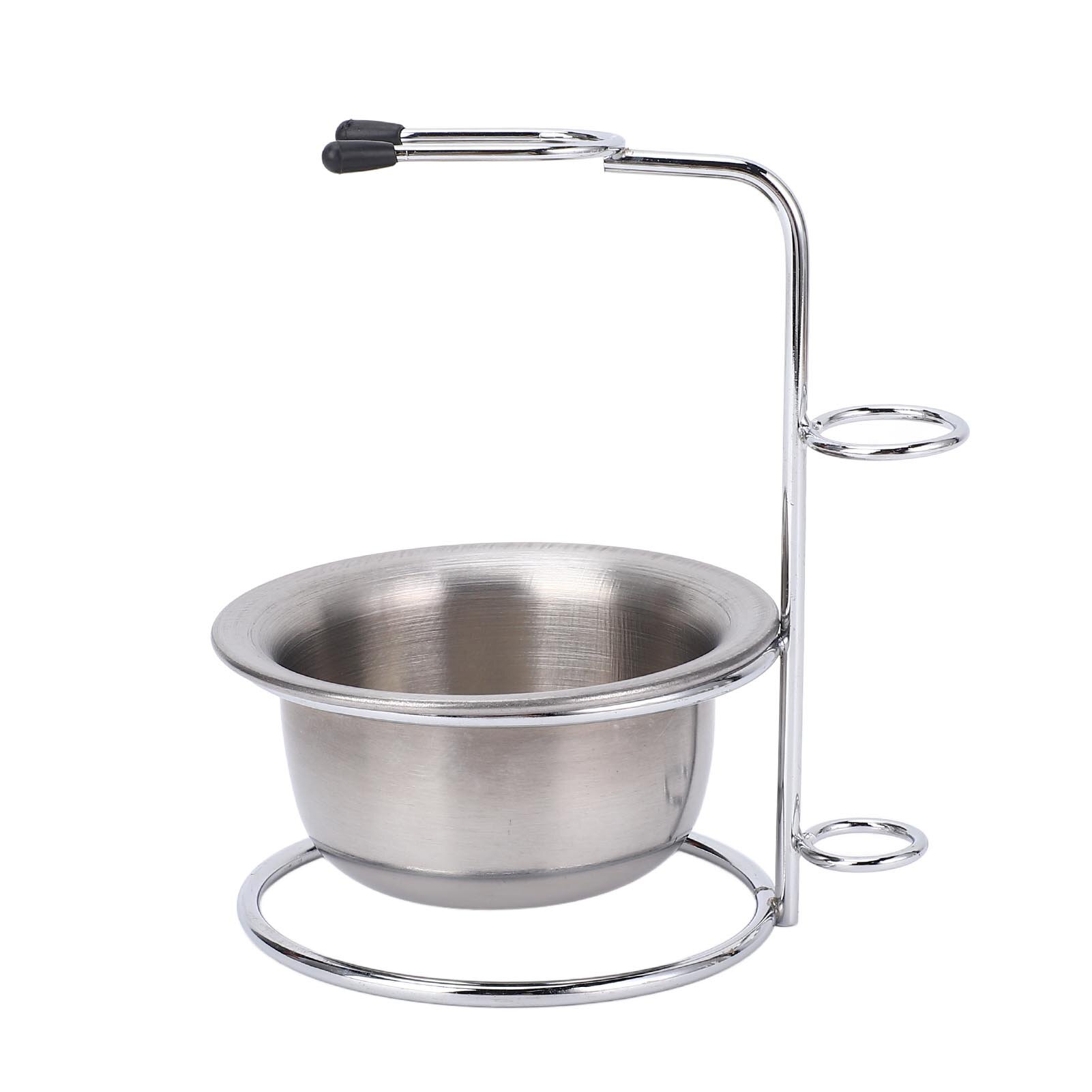 Стенд для бритья набор металлическая бритья держатель для бритья из нержавеющей стали чаша для мыла