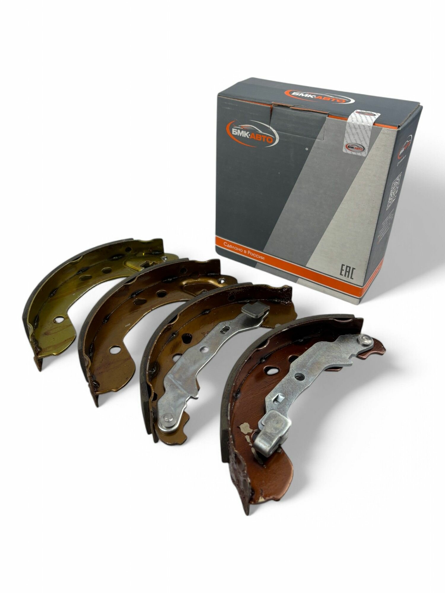 Колодки тормозные задние для Lada Vesta, Nissan Micra, Note барабанные тормоза бмк-авто