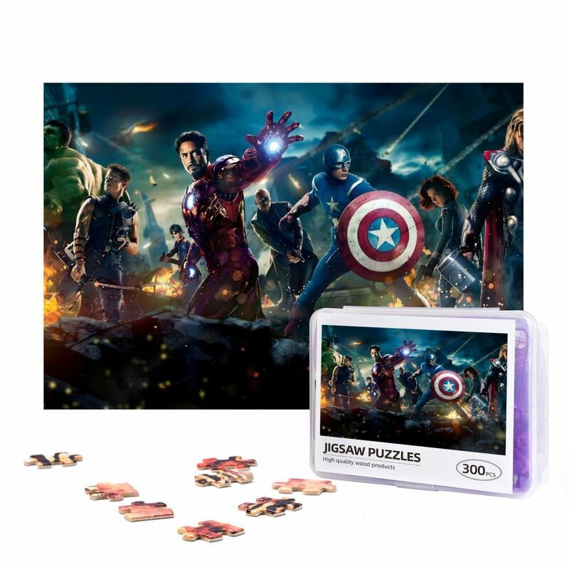 Avengers Деревянный пазл Марвел Деревянные пазлы Мстители Marvel