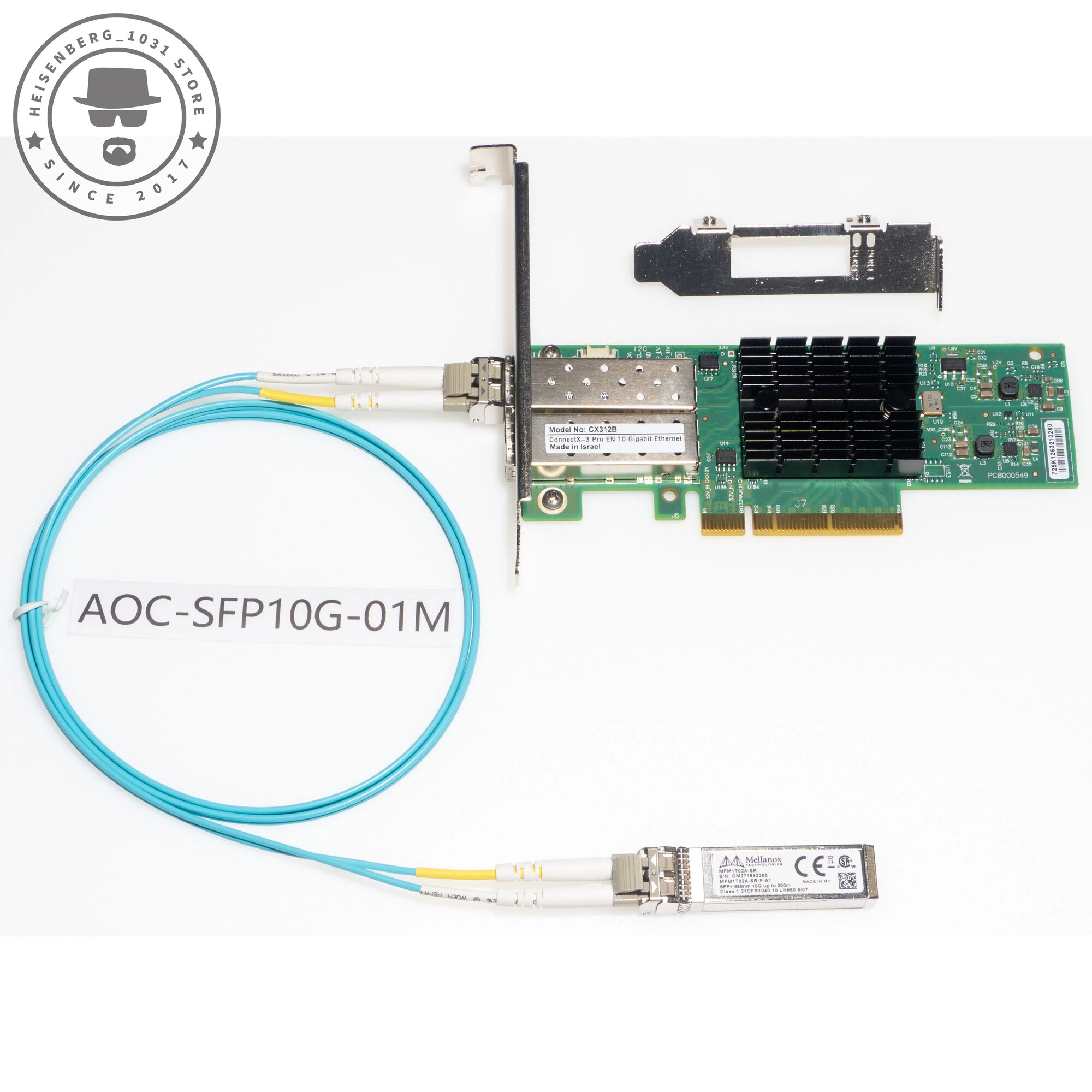 Mellanox ConnectX-3 EN Pro 10GbE SFP+ сетевая карта MCX312B-XCCT AOC 1m