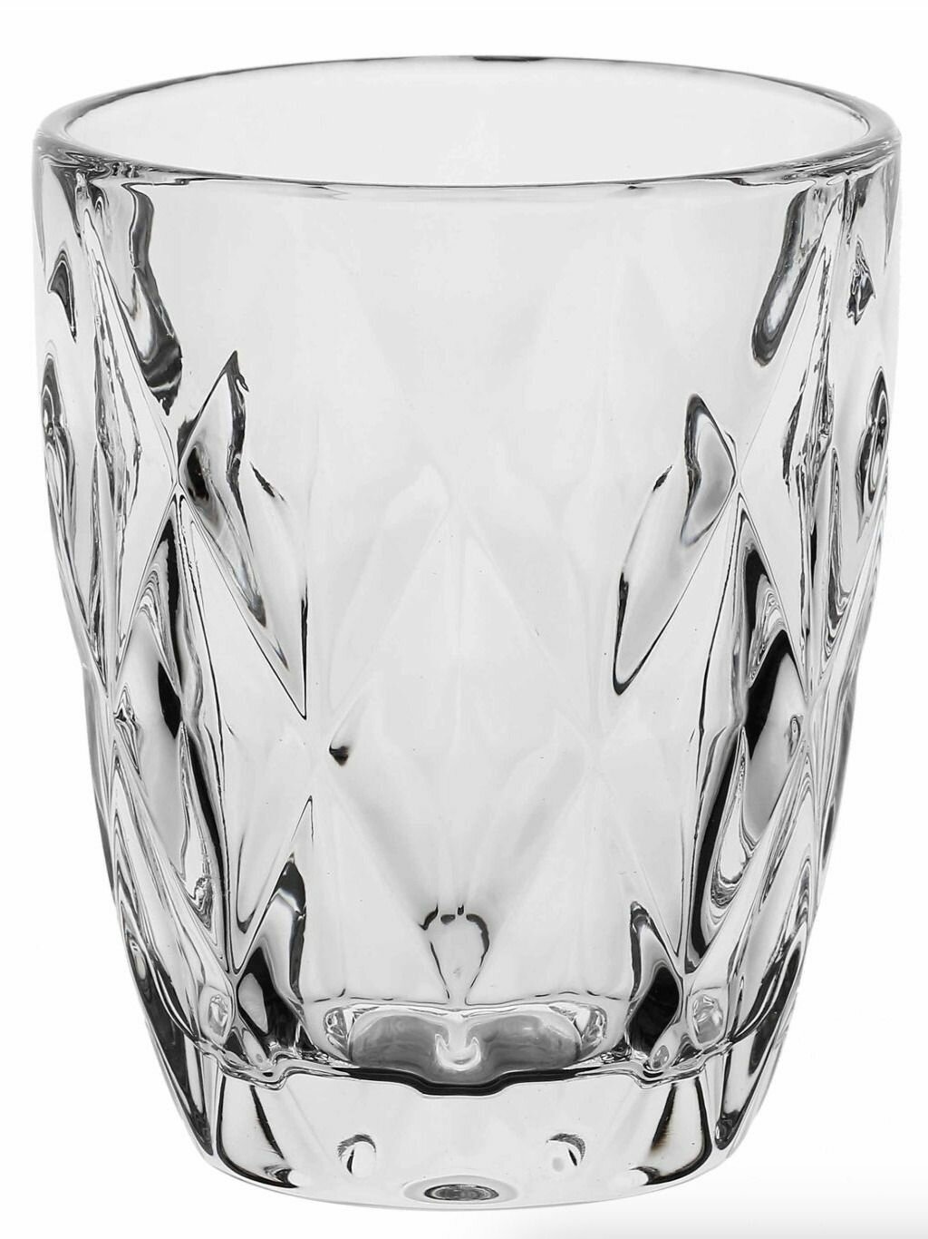 Набор стаканов Diamond Bicchieri, граненые, прозрачные, 6 шт