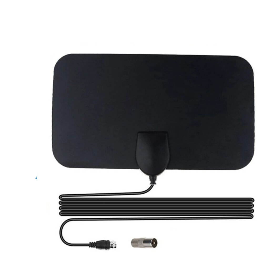 Телевизионная антенна 4K с высоким коэффициентом усиления HD TV DTV Box Цифровая смарт-антенна 50-мильный усилитель Активная комнатная HD антенна Плоский дизайн