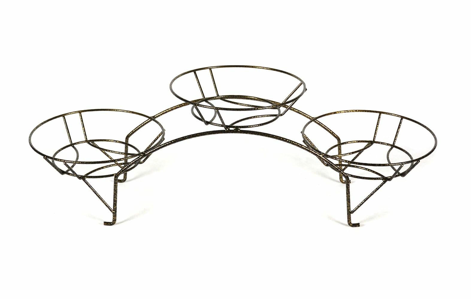 Подставка на подоконник для растений Дуга на 3 горшка