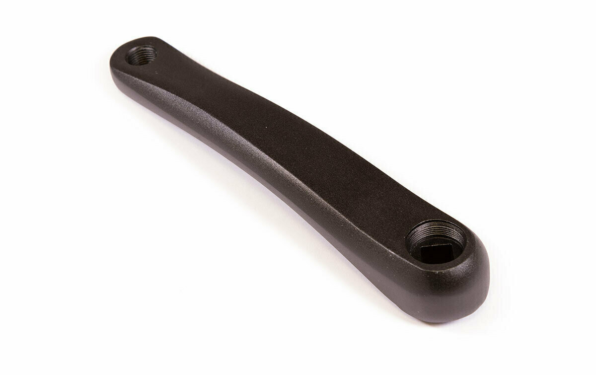 Шатун левый TRIX 170мм, алюминий, резьба 9/16", "ромб", черный