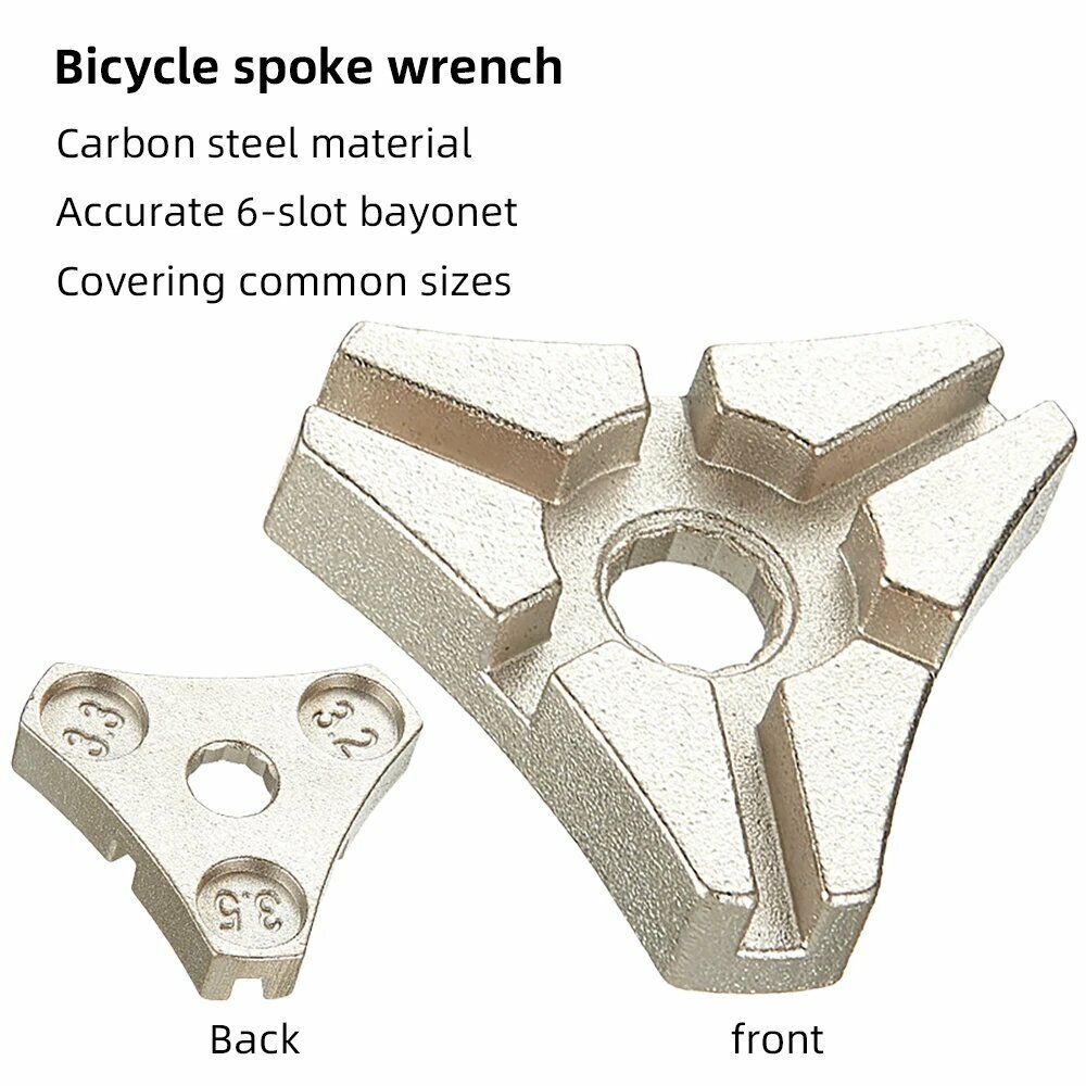 VXM велосипедный ключ для спиц, гаечный ключ 3,2/3,3/3,5 мм, ниппельный ключ для спиц, инструмент для коррекции затяжки велосипеда, инструменты для ремонта велосипеда