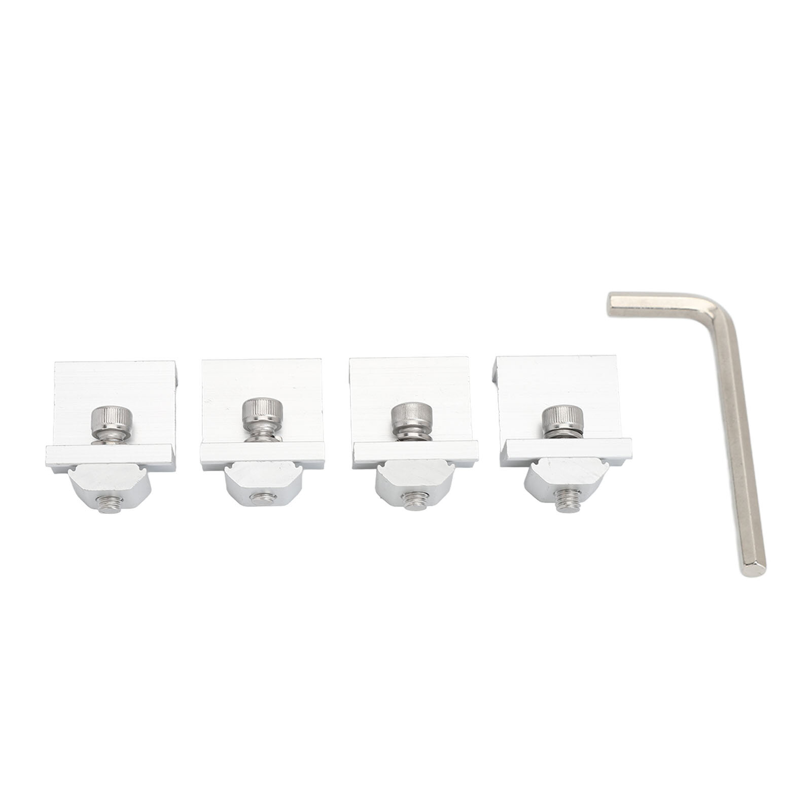 Комплект из 4-х концовых зажимов для солнечных панелей, легкие и устойчивые к погодным условиям, стальной монтажный кронштейн для PV модуля 35 мм